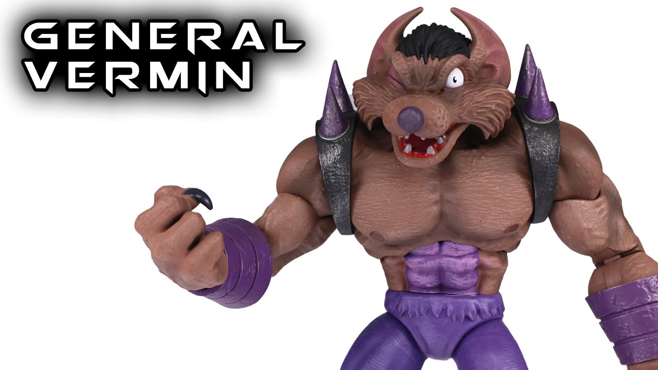 Premium DNA GENERAL VERMIN Battletoads Action Figure Review - YouTube