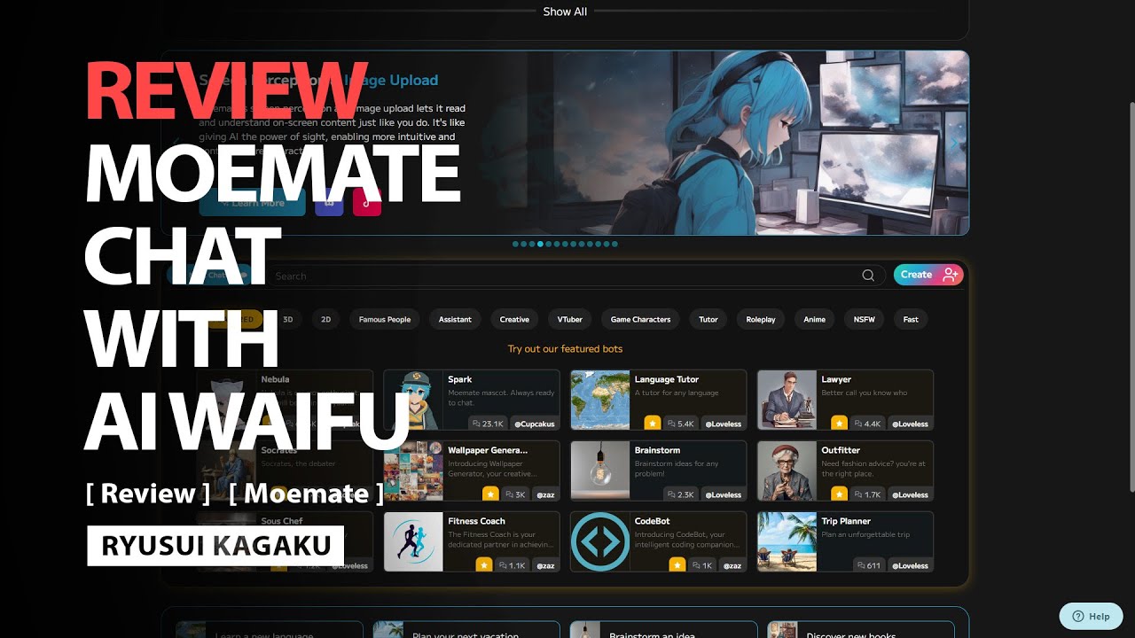 Review - Moemate.io Chat dengan AI Waifu【REVIEW】 - YouTube