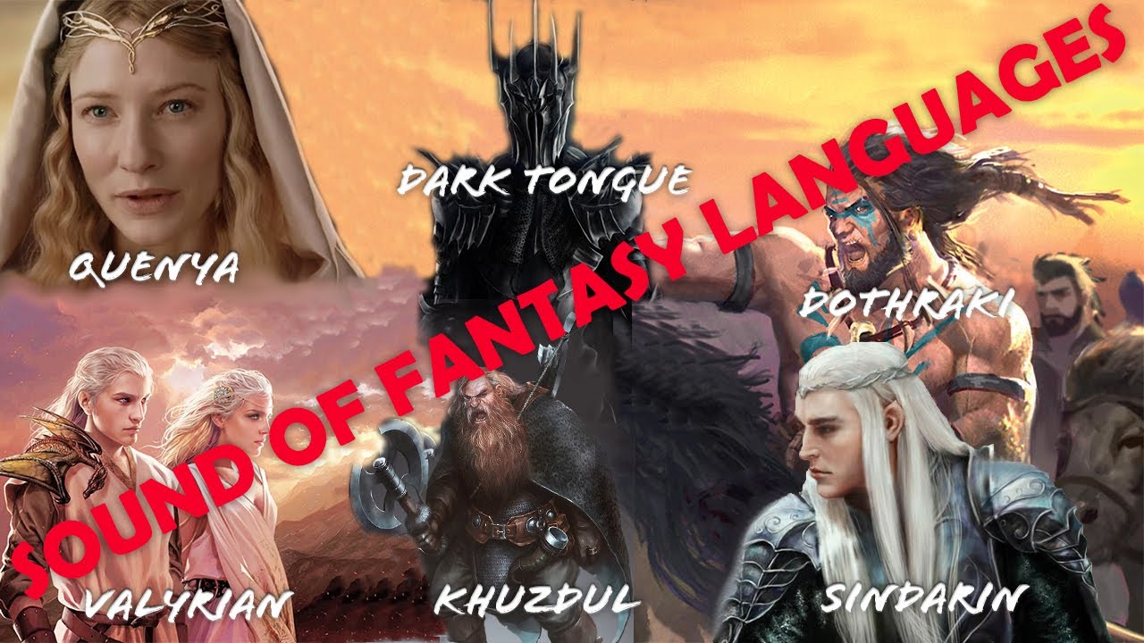 How Do the Fantasy Languages Sound? - YouTube