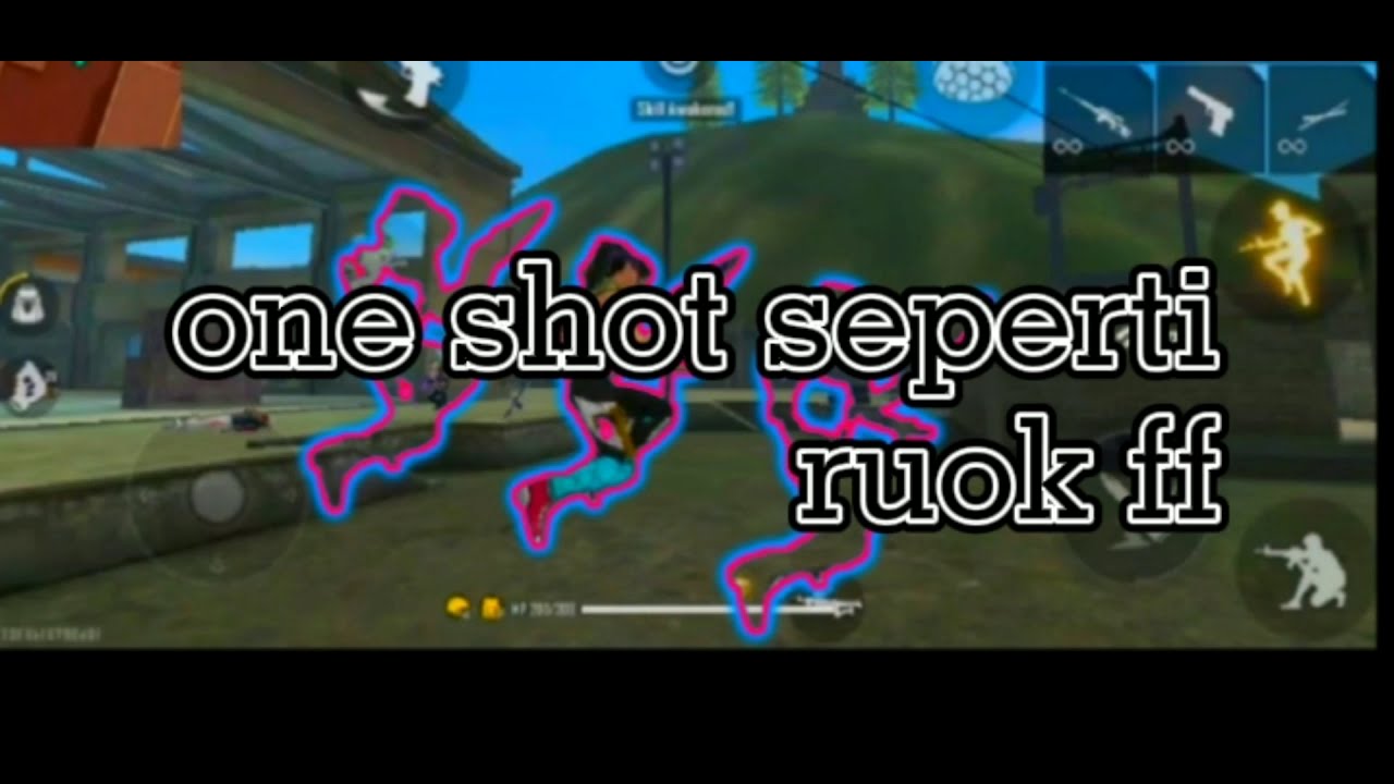 24kGolden-Mood ️ Free Fire one shot( mod by ruok ff) (SVD DESERT EAGLE M1887) - YouTube