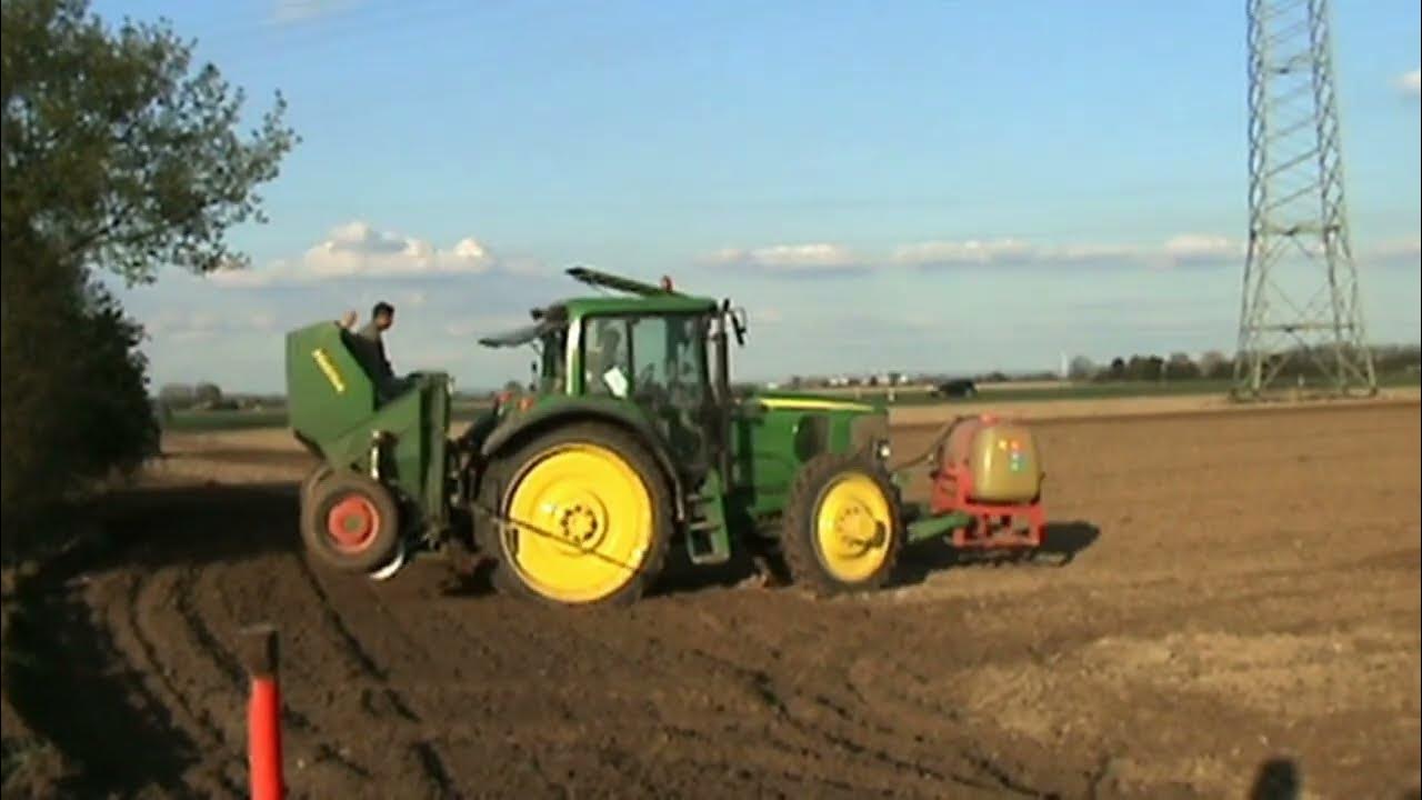 JOHN DEERE 6020 SERIES AND HASSIA POTATO PLANTER, JOHN DEERE 7530 AND POWER HARROW - YouTube