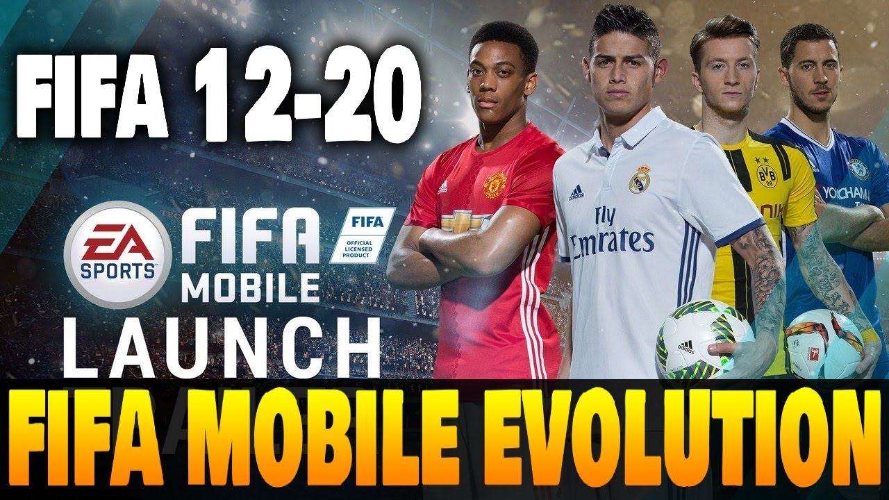 FIFA Mobile Evolution! FIFA 12 Mobile - FIFA 20 Mobile! - YouTube