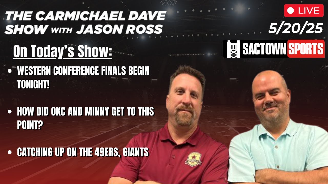Western Conference Finals begin TONIGHT -- 5/20/25 -- The Carmichael ...