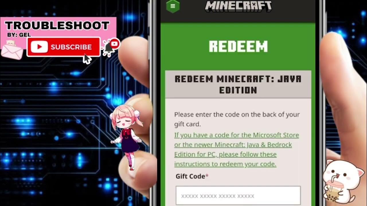 HOW TO REDEEM MINECRAFT GIFT CARD ON MOBILE (2024) | TROUBLESHOOT ...