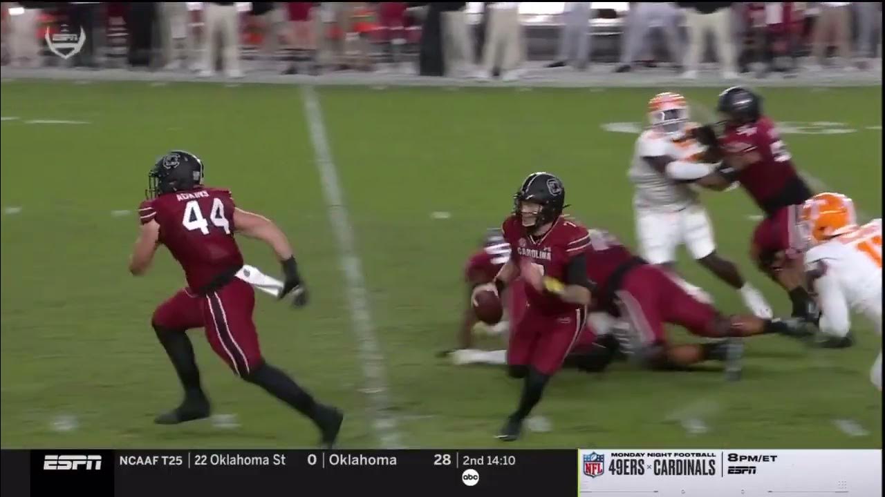 2022 USC vs Tennessee - Spencer Rattler 7 Yd Run - YouTube