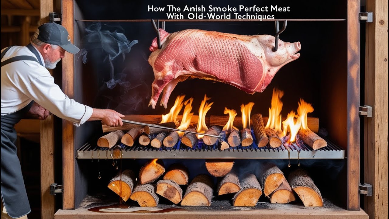 How the Amish Smoke Perfect Meat without gas and electricity - YouTube