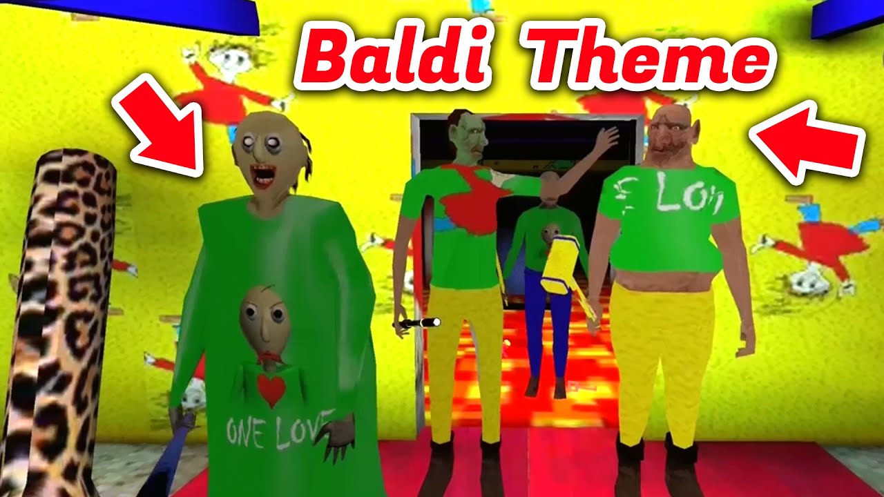 Baldi Theme in The Twins | The Twins Baldi Mod - YouTube