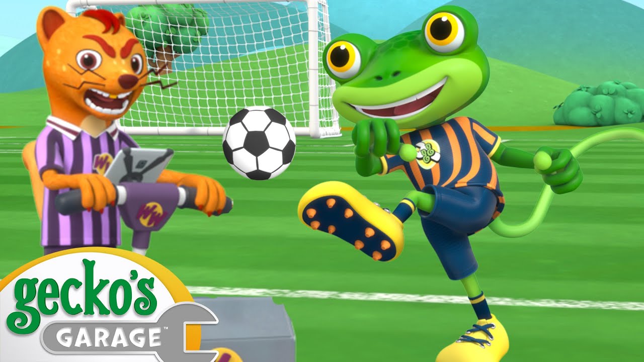 Football is Fun , Let's Play | Gecko's Garage 3D | Learning Videos for ...