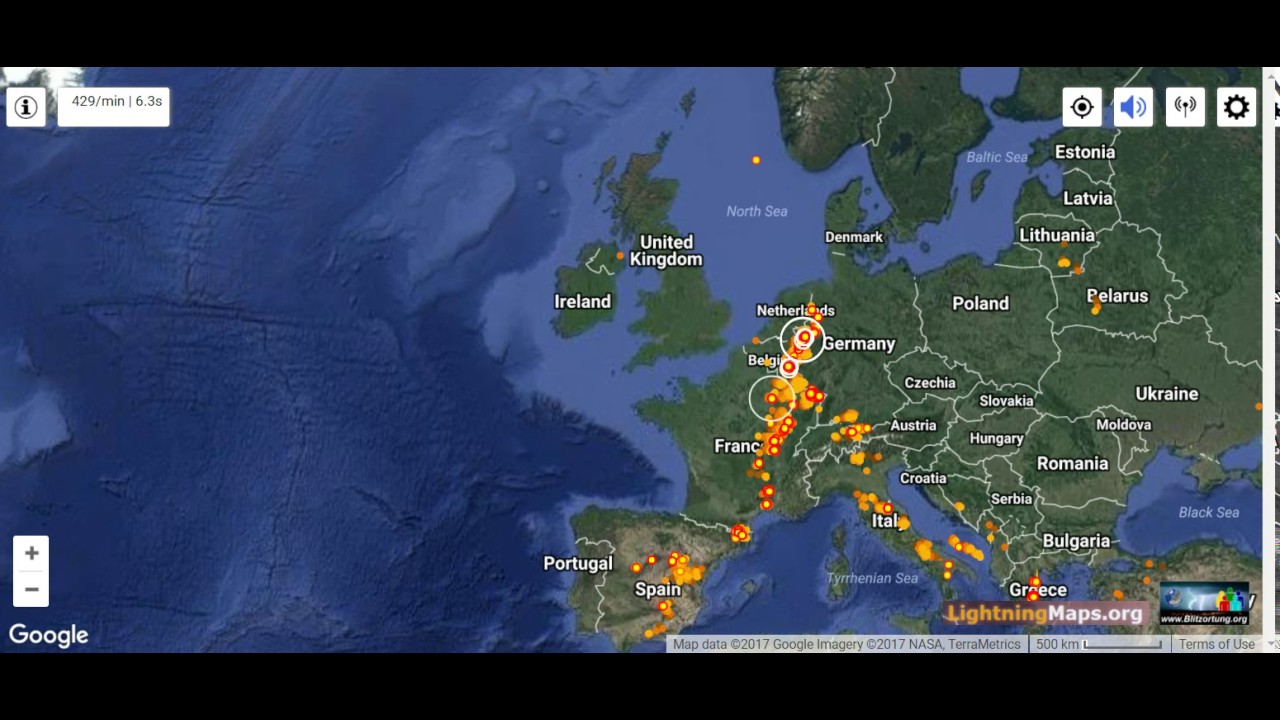 June 15, 2017 at 4 PM BST (11 AM ET): Live European Lightning Strikes ...