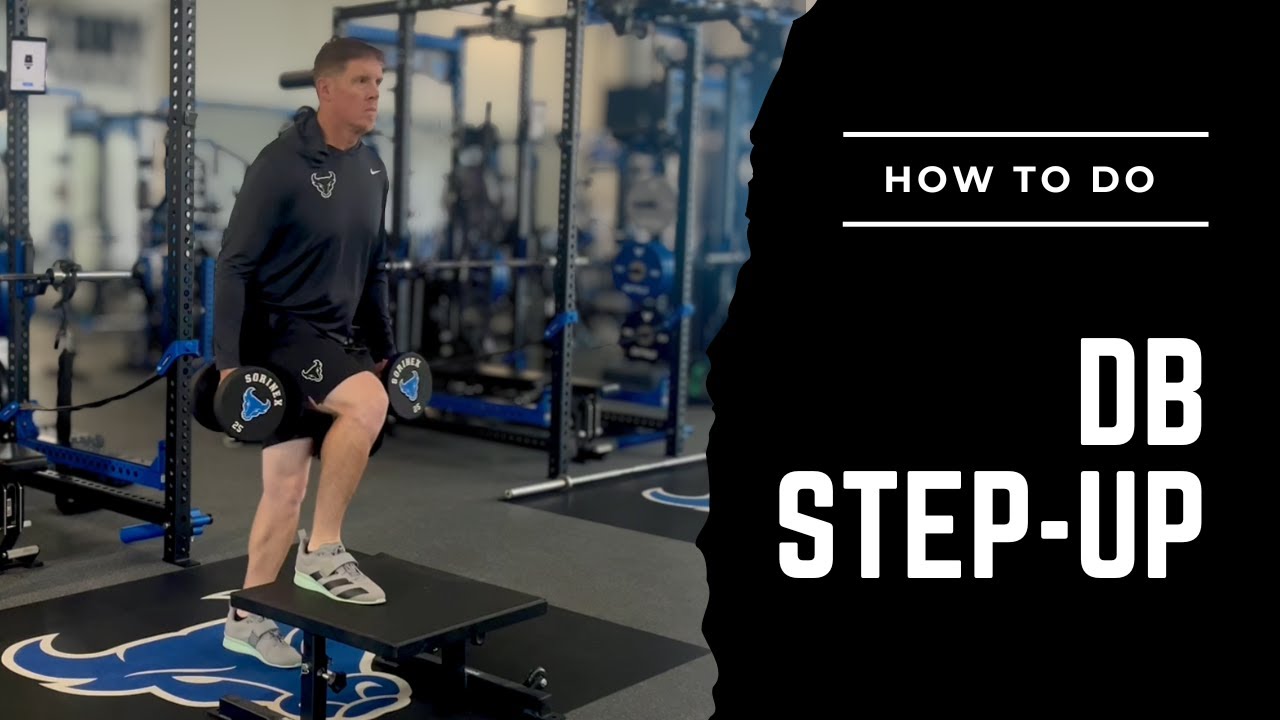 DB Step-up (Exercise Library) - YouTube