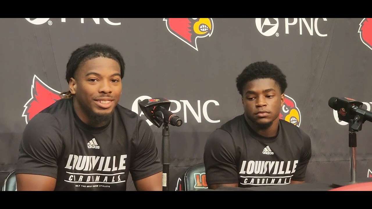 Louisville Football | TJ Quinn, Maurice Turner 09 04 23 - YouTube