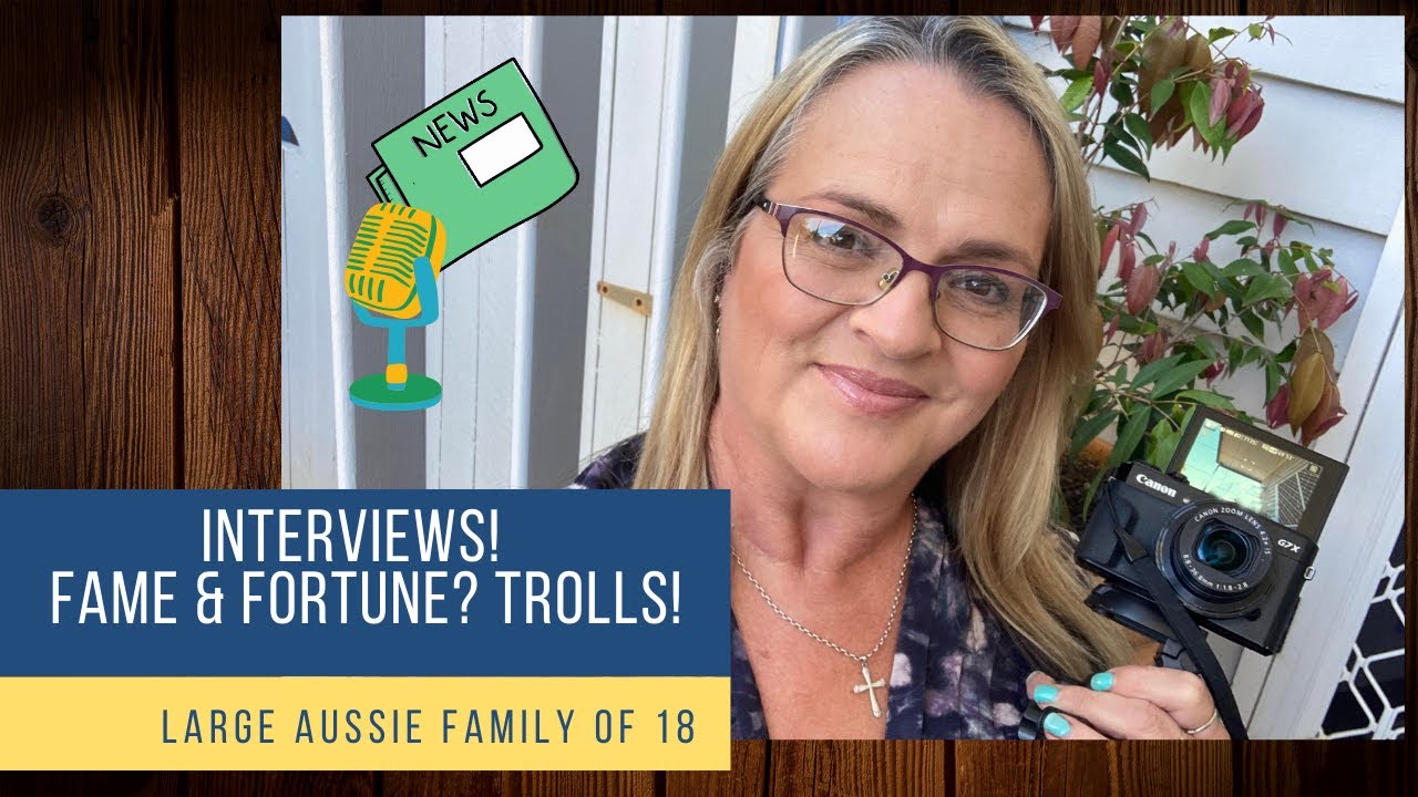 Interviews! Fame & Fortune? Trolls! - Mum of 16 KiDS answers questions ...