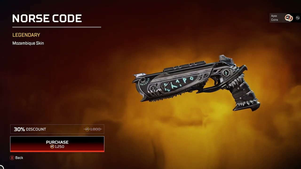 Legendary Skin, Mozambique (Norse Code), Monthly Update. [Apex Legends - Highlight - Oct.22 ...