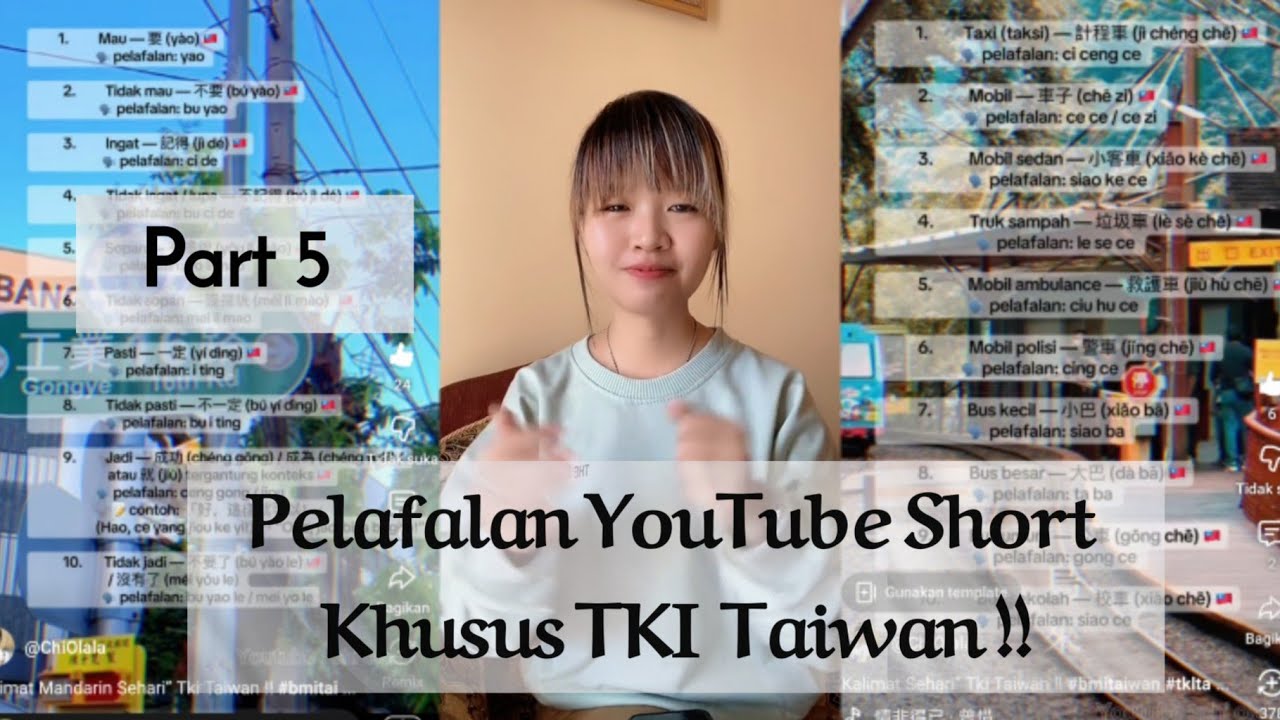 Part 5 || Bahasa Mandarin Sehari - hari TKI Taiwan !! - YouTube