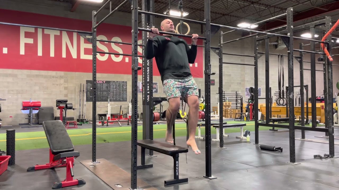 Box assisted pull-up - YouTube