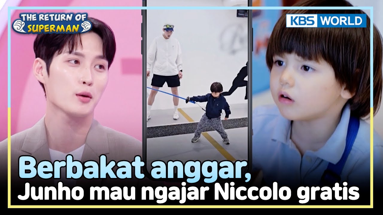 [IND/ENG] Niccolo berlatih anggar GRATIS dari Junho! | The Return of ...