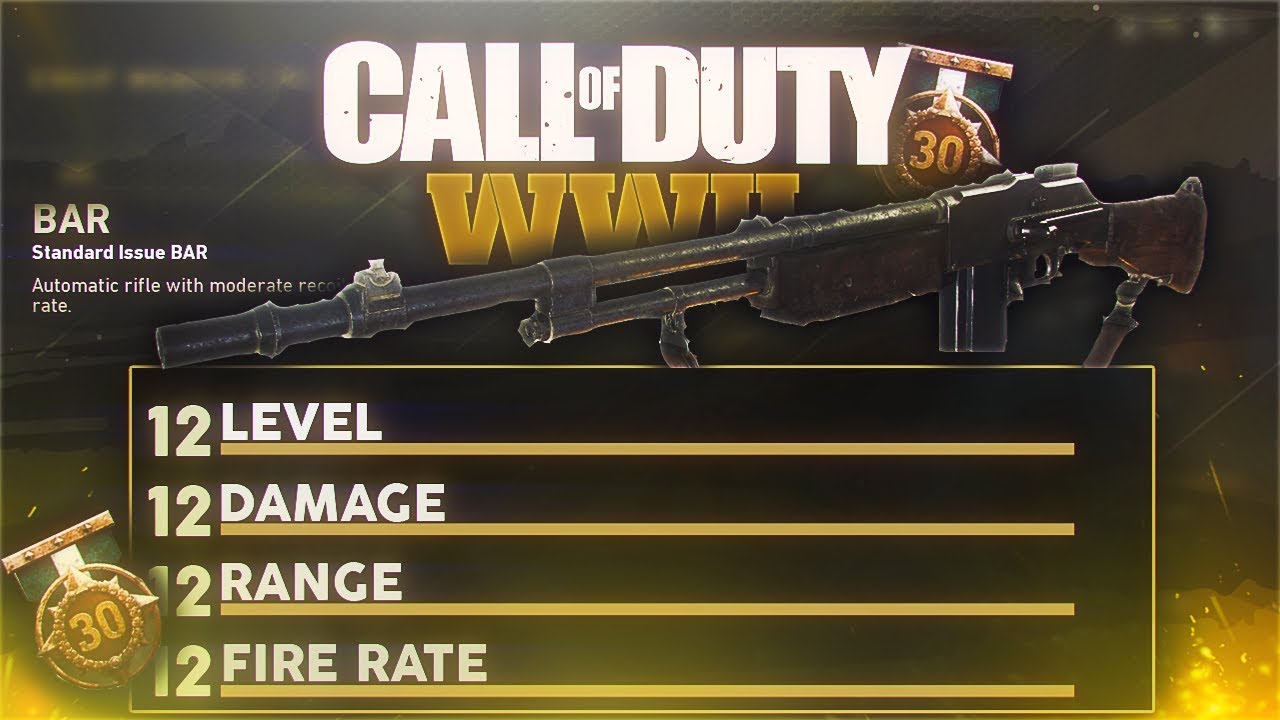 (COD WW2) OVERPOWERED CLASS SETUP! CALL OF DUTY WW2 BAR IS INSANE! BEST ...
