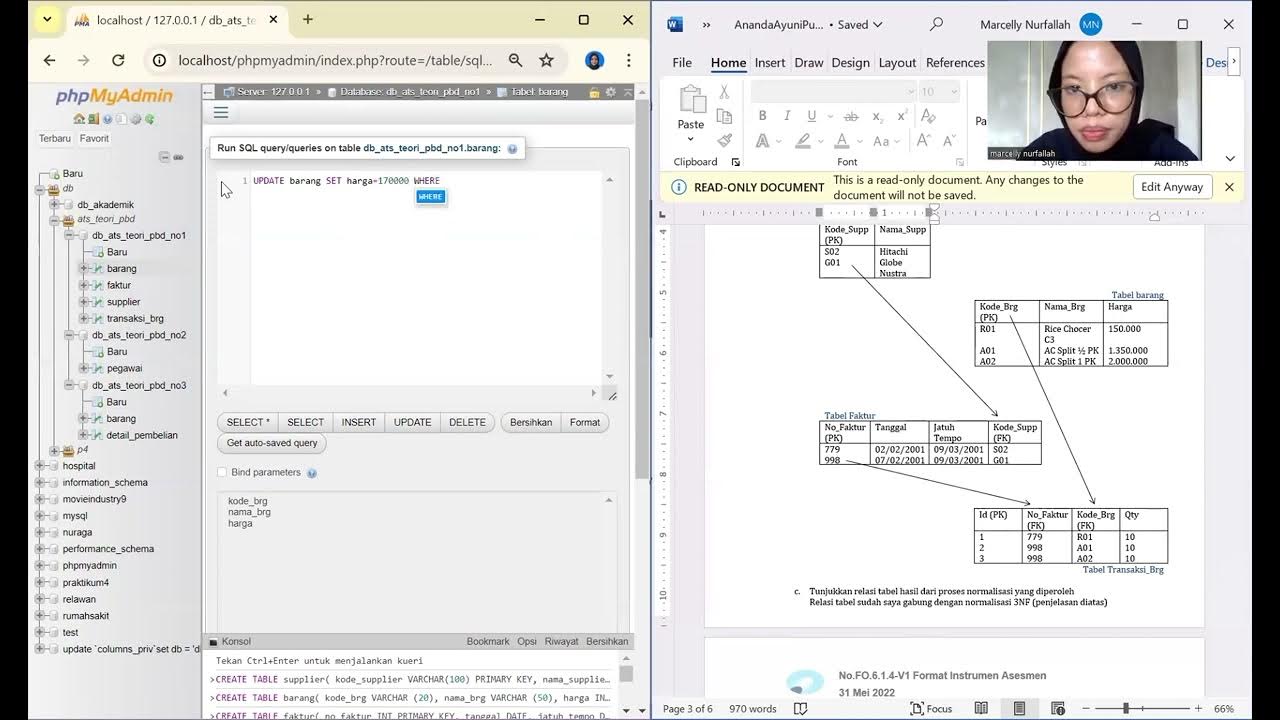ATS Praktikum Pemrograman Basis Data - YouTube