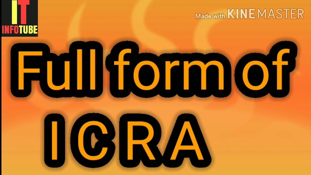 Full form of ICRA | What is ICRA - YouTube