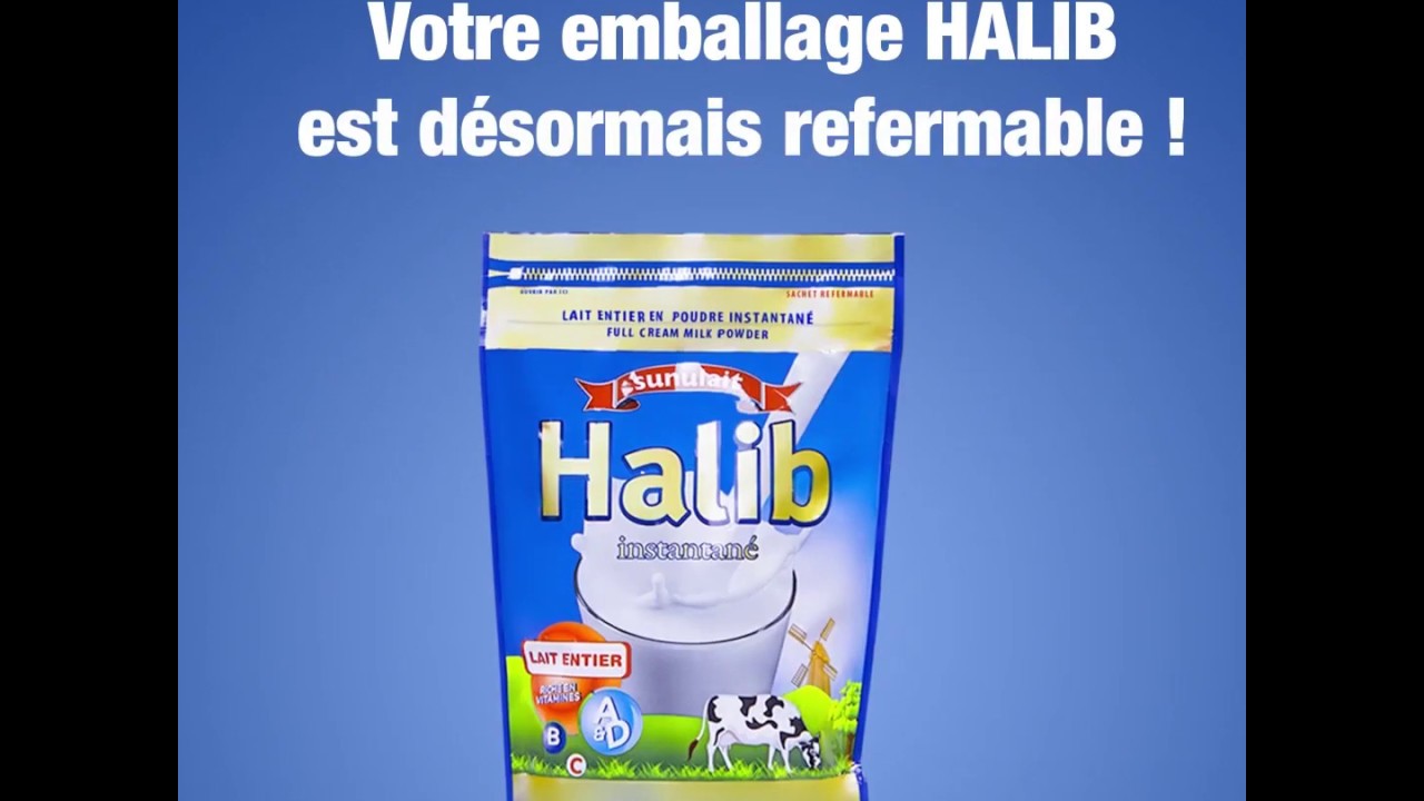 Nouvel Emballage HALIB refermable - YouTube