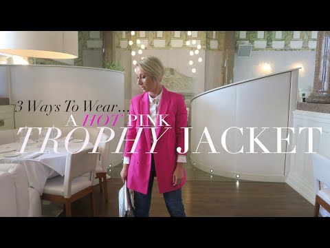 How To Wear A Hot Pink Blazer 3 Ways | Summer Lookbook 2017