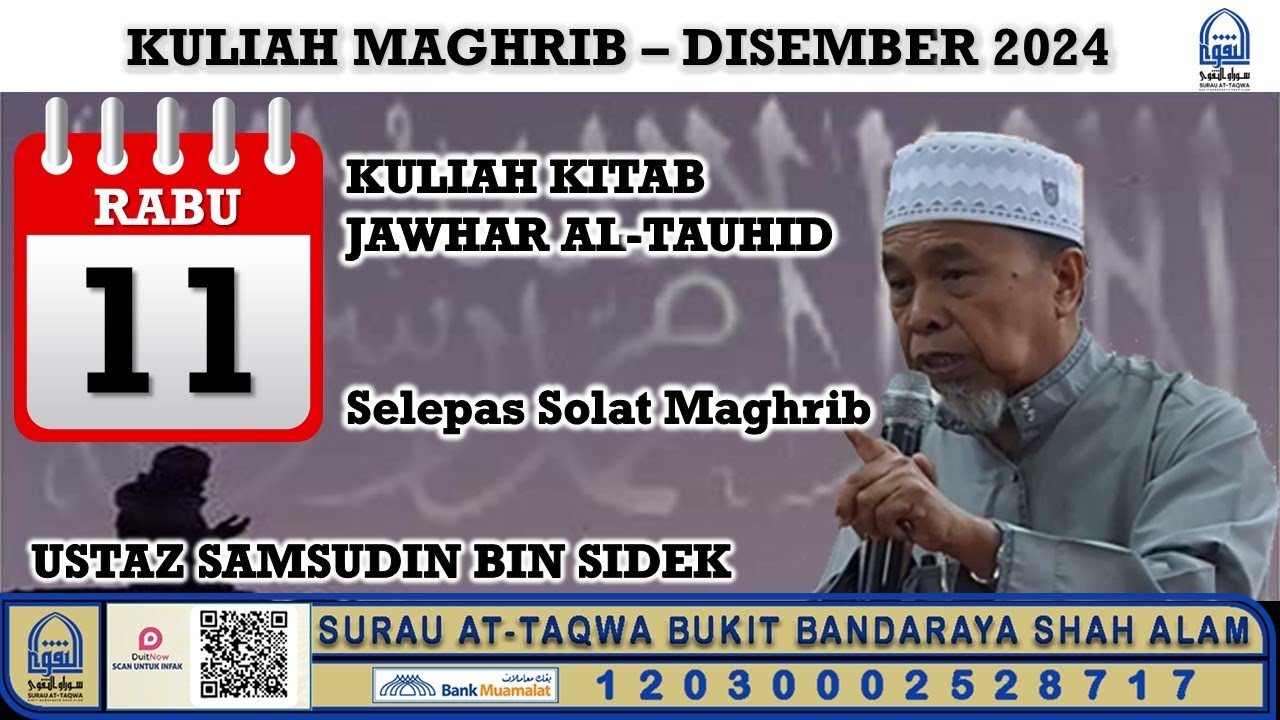 11-12-2024 | 10 JAMADILAKHIR 1446H | KULIAH MAGHRIB - YouTube