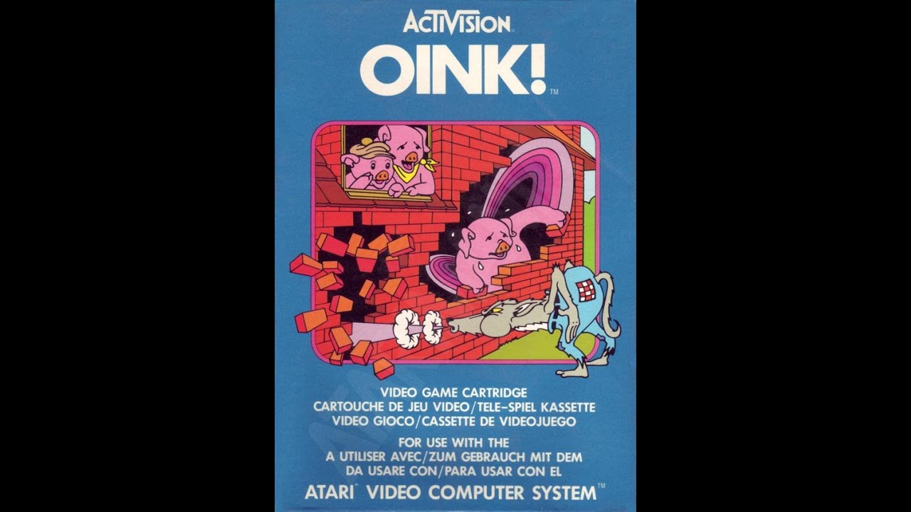 Oink! "World Record" on Atari 2600, 999,999 - YouTube