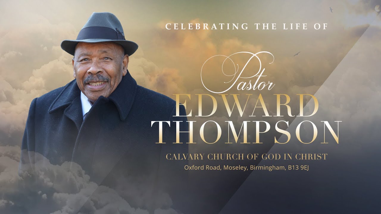 Home Going Service - Pastor Edward Thompson - YouTube