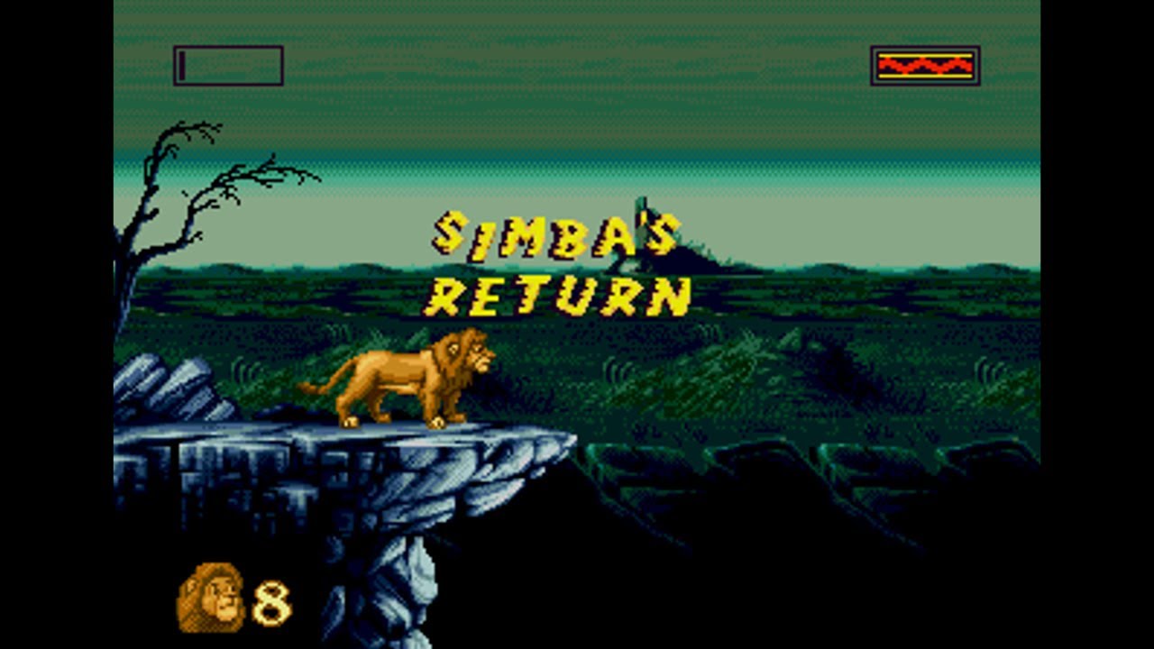 The Lion King (Genesis, Enhanced Color Hack): Level 9: Simba's Return (+ Bonus Opening) - YouTube