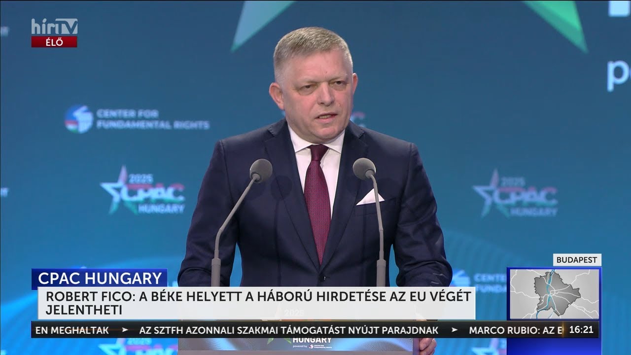 CPAC Magyarország – Robert Fico - HírTV - YouTube