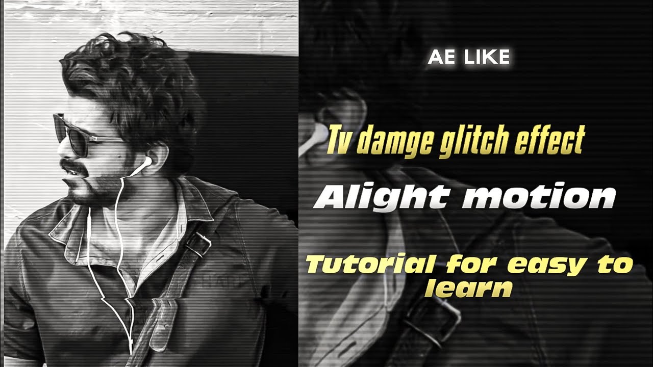 Ae like tv damge effect for alight motion | Tutorial | Alight motion edit #tutorial #edit #tamil ...