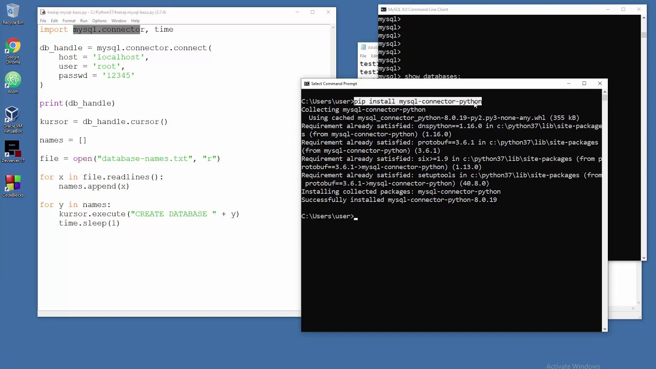 Bulk Create MySQL Databases From TXT File Python YouTube Bulk Create MySQL Databases From TXT File Python YouTube