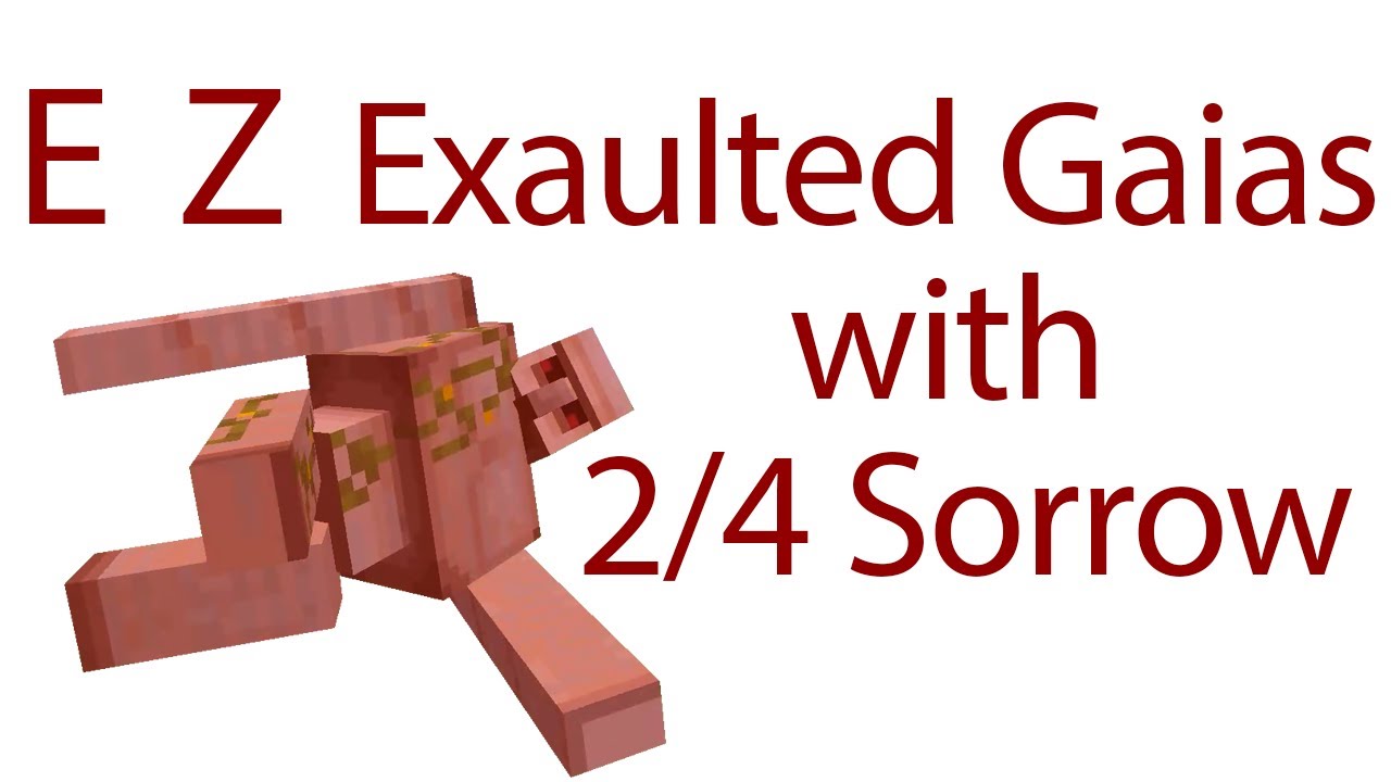 Fast Gaia Takedowns with Sorrow Armor | SkyBlock | Hypixel | Minecraft ...