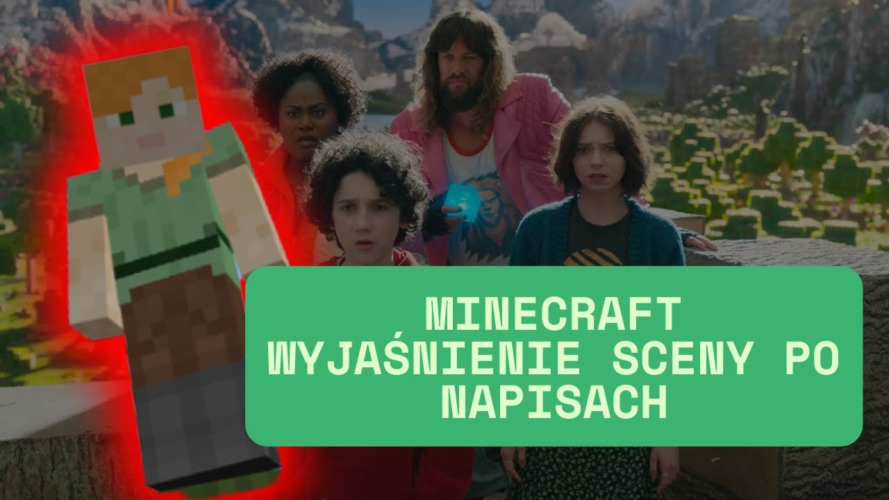 MINECRAFT - SCENA PO NAPISACH, WYJAŚNIENIE | ALEX W KOLEJNYM FILMIE ...
