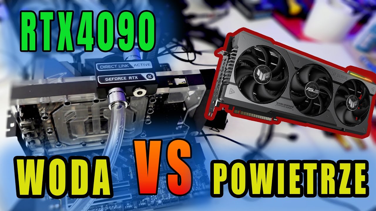 Co lepsze - chłodzenie powietrzne czy ciecz i mały 240mm radiator dla RTX4090? - YouTube