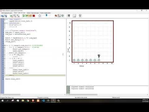 Rurple (Python) Mundo 3 - Escalera Automática Con Beepers - YouTube