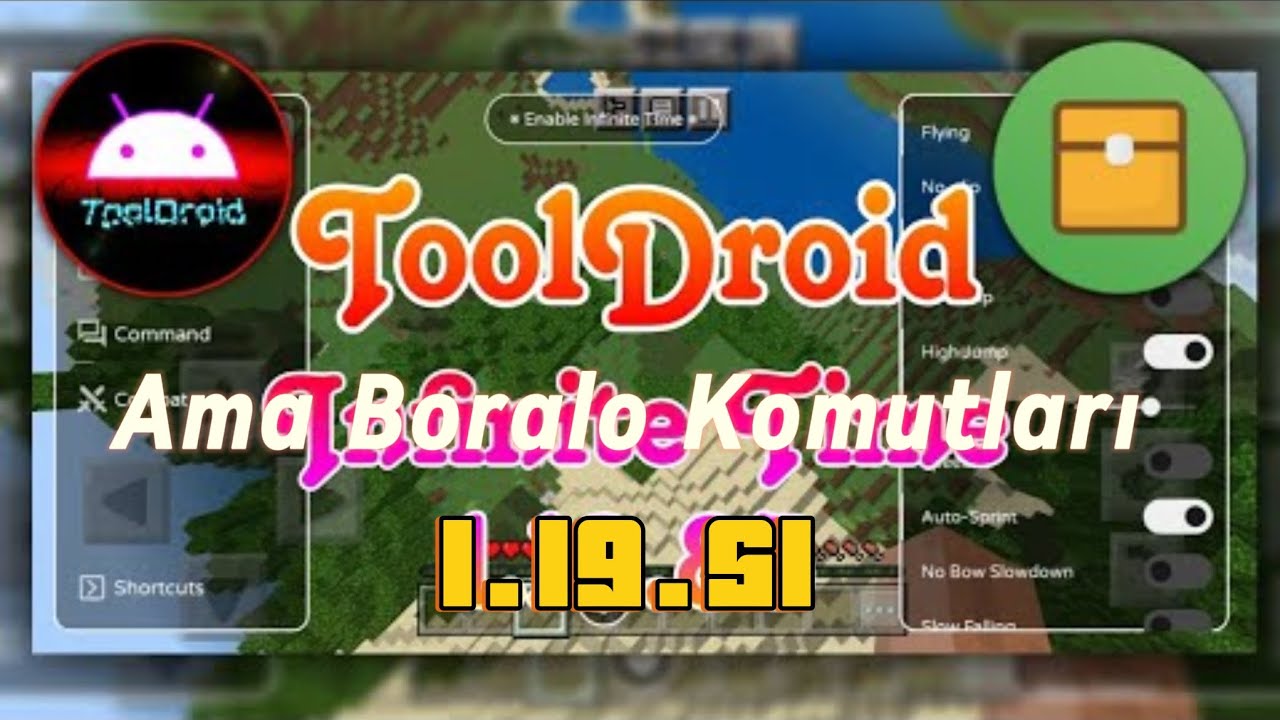 Tooldroid-Toolbox Boralo Komutları #minecraft - YouTube