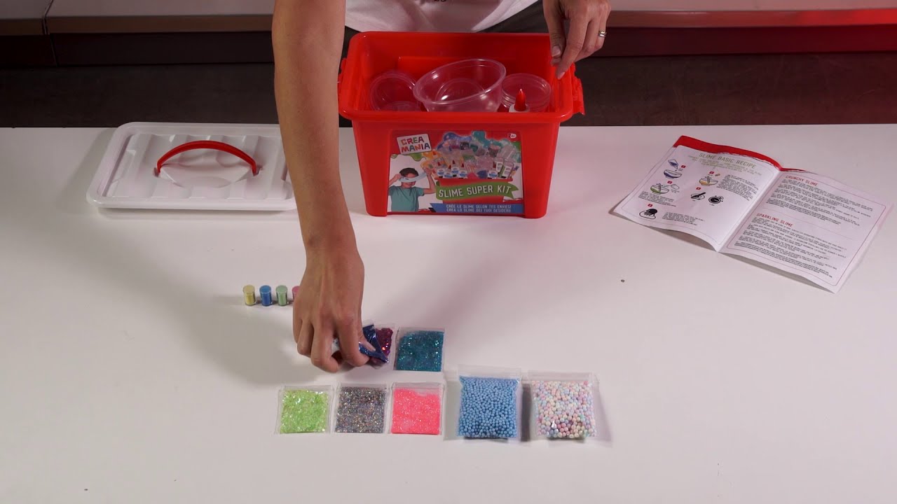 Toys Center - SLIME SUPER KIT - Linea Crea Mania - YouTube