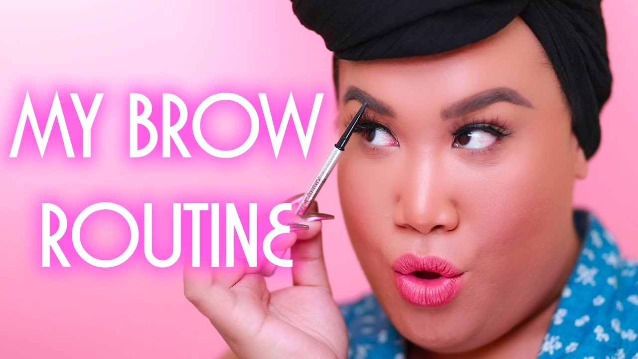 BROW ROUTINE TUTORIAL | PatrickStarrr - YouTube