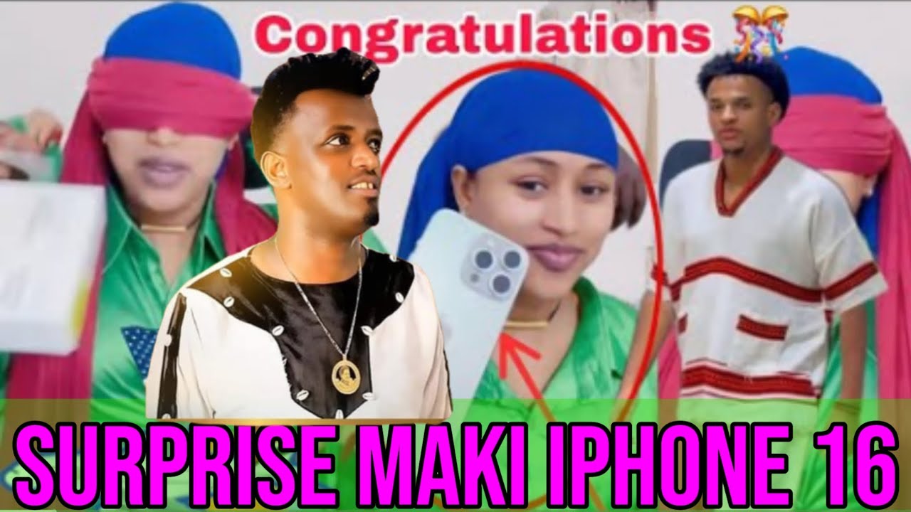 SURPRISE MAKI ORO IPHONE 📱 16 CONGRATULATIONS 👏 - YouTube