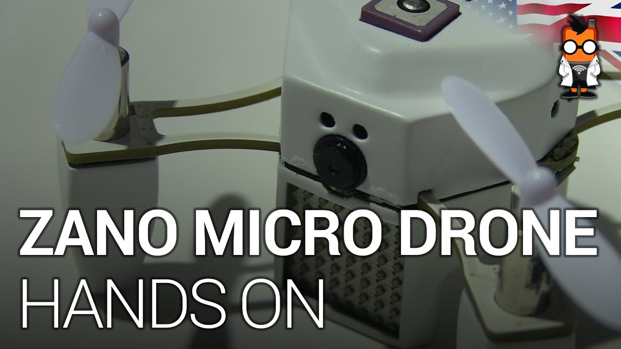 Zano Autonomous Micro Drone Hands On - YouTube