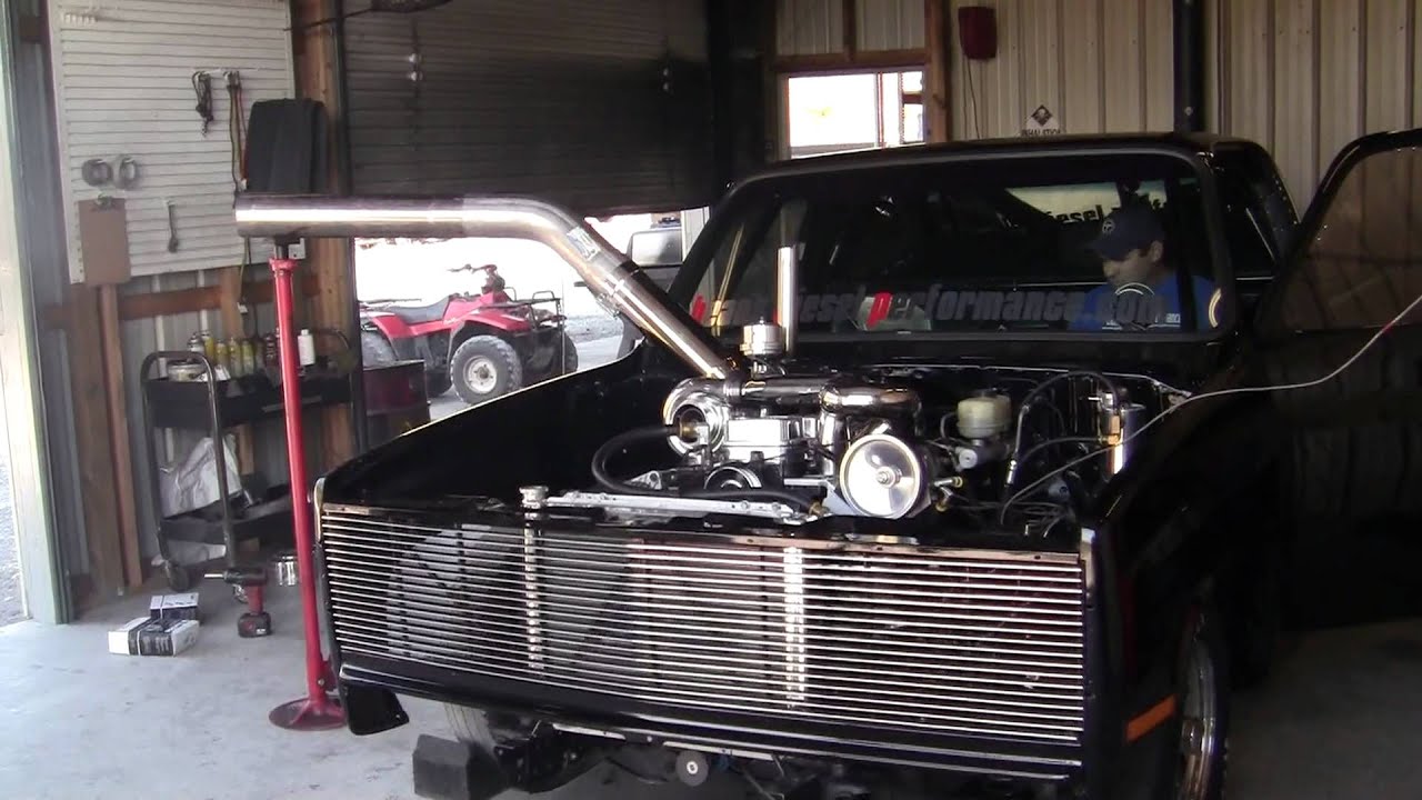 Beans Diesel Performance Drag Truck Makes 1272.4 Horsepower - YouTube