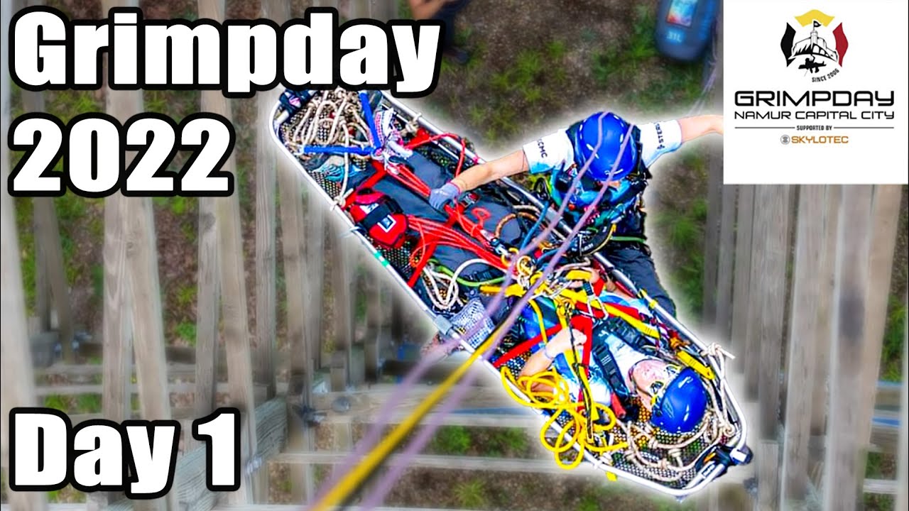 Grimpday 2022 - Rope Rescue Competition Day 1 - YouTube