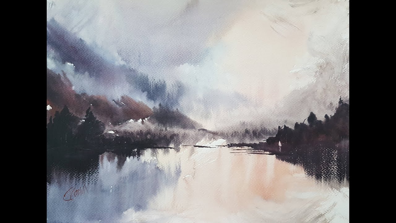 Painting Loose Landscapes in Watercolour - YouTube