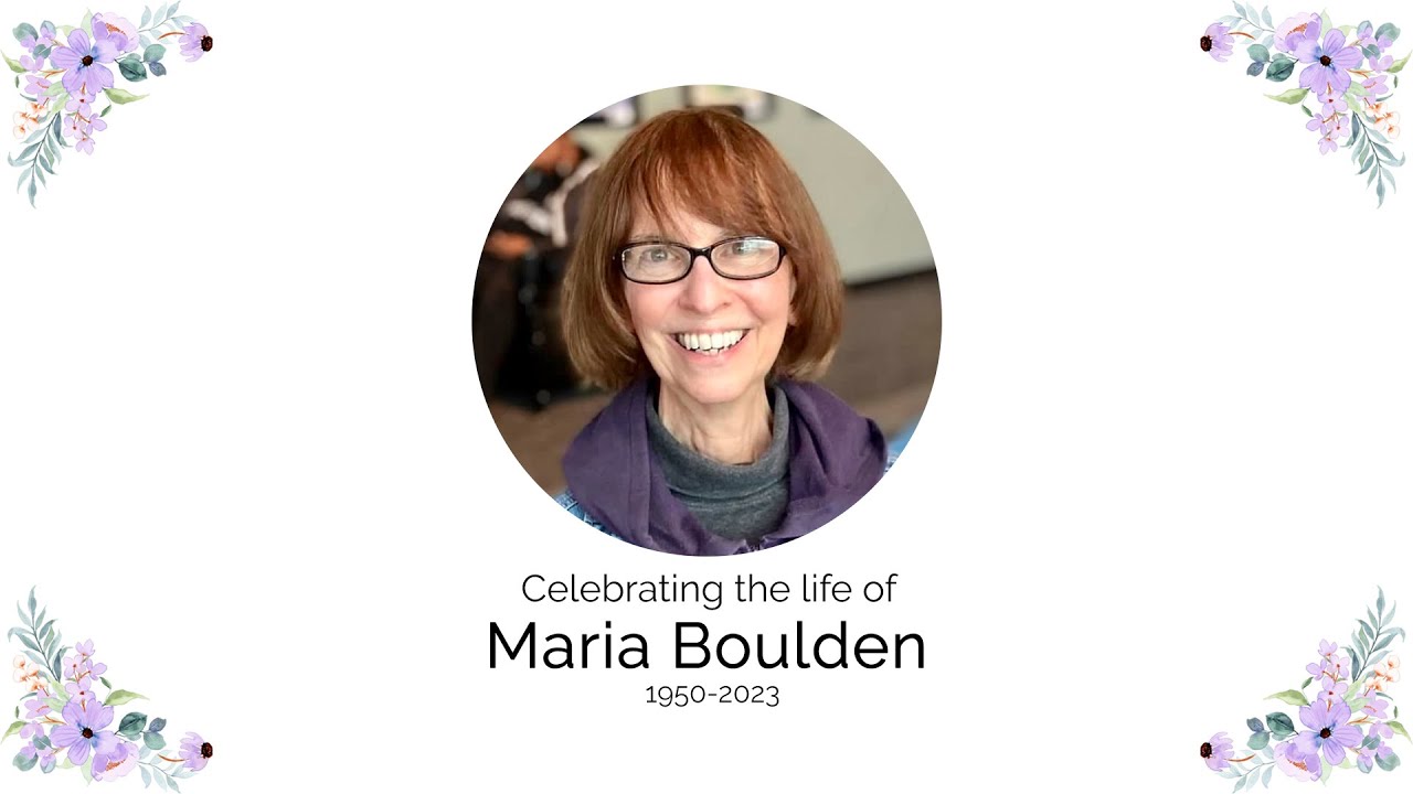 Maria Boulden's Memorial Service - YouTube