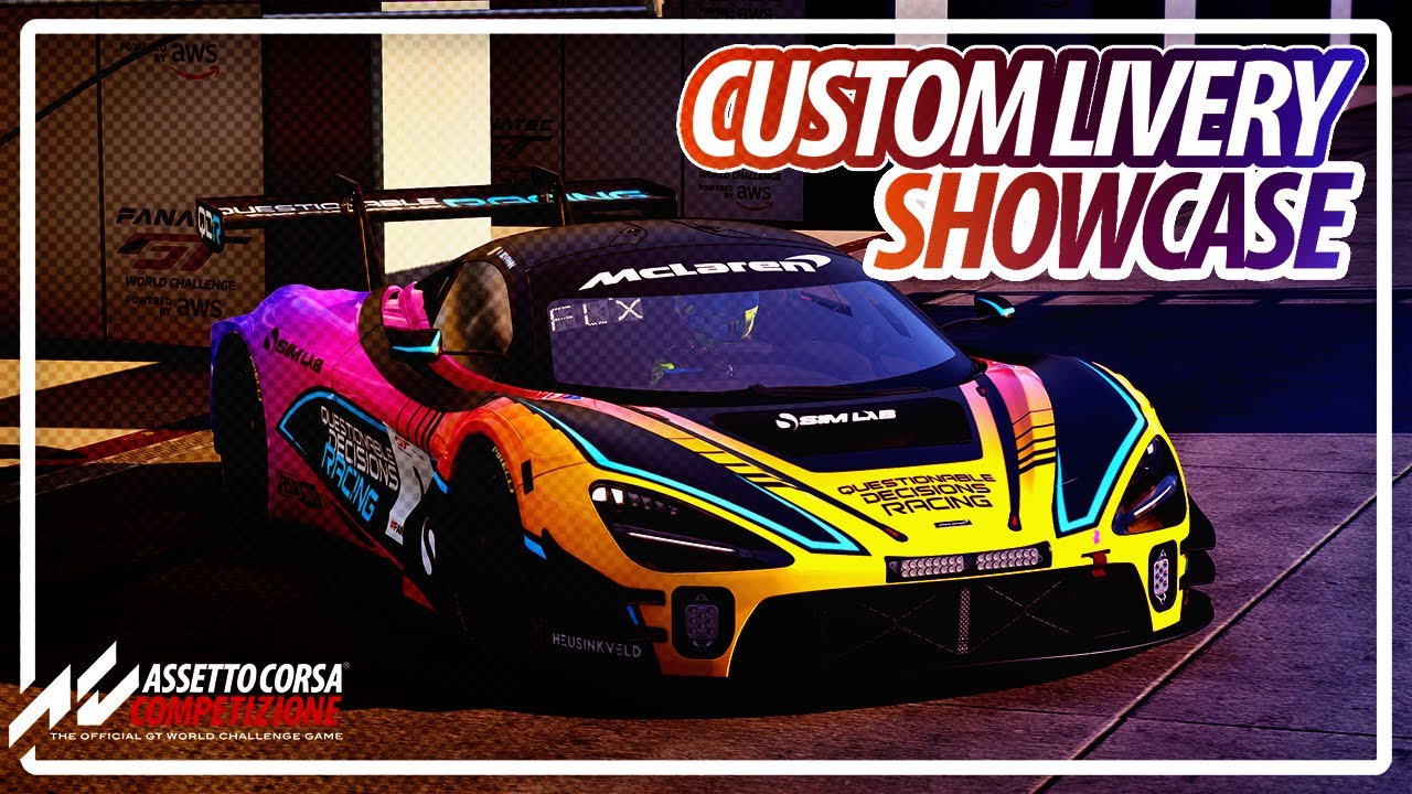 QDR McLaren 720s GT3 Evo || ACC Custom Livery - YouTube