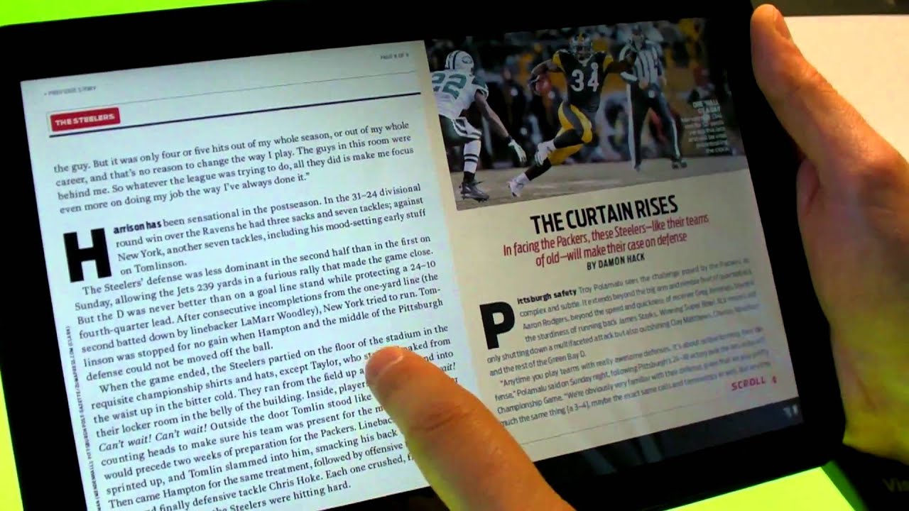 Sports Illustrated's Android tablet app - YouTube