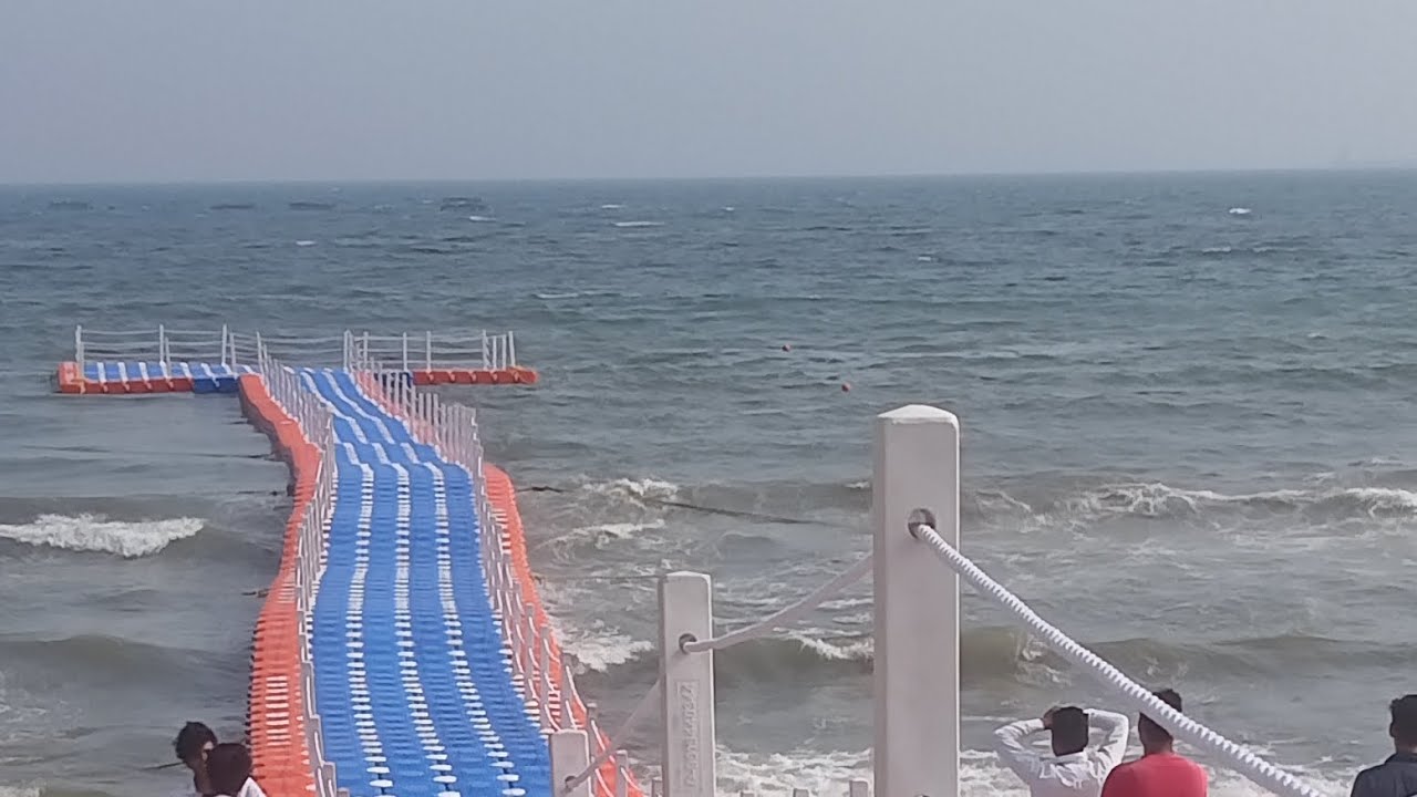 Floating bridge @Vizag || Vizag Stories|| New Floating bridge # Vizag ...