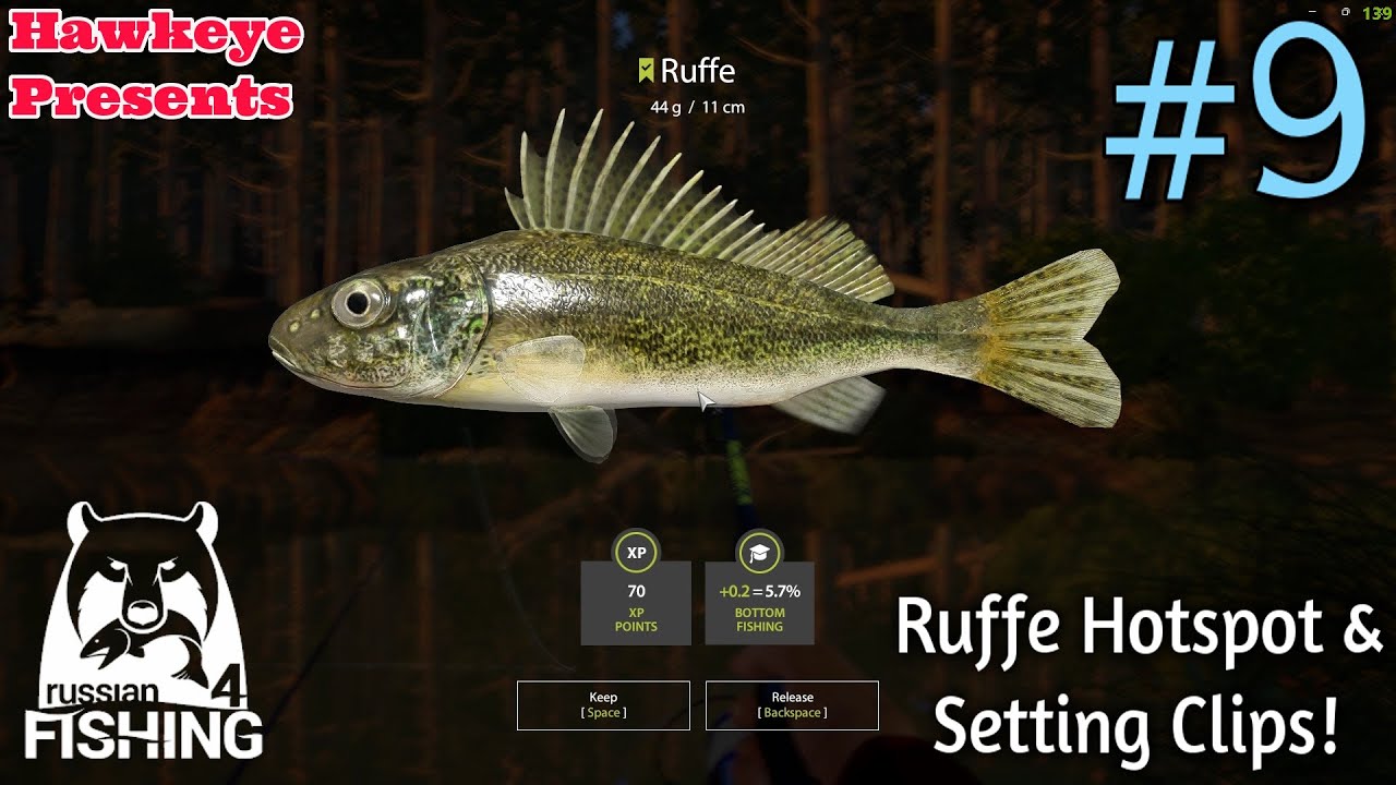 Russian Fishing 4 - REVISITED - #9: Winding Rivulet: Ruffe Hotspot ...