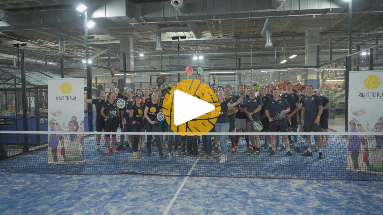 Right To Play Charity Padel Party 2022 - YouTube